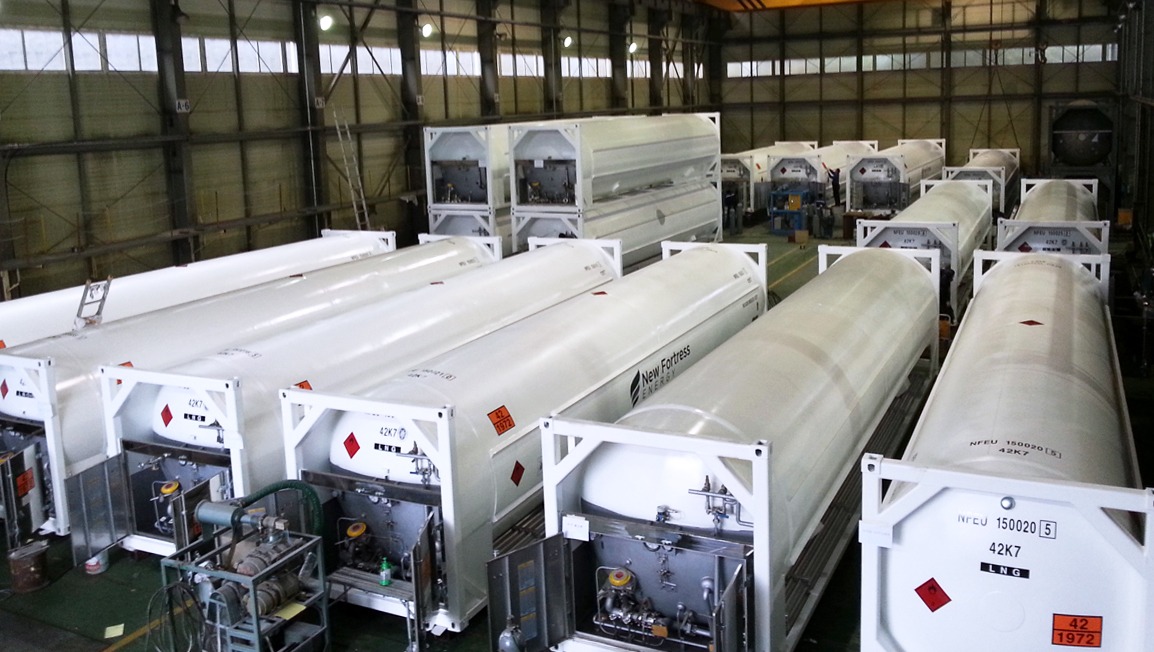 Buy T75 40ft Cryogenic LNG ISO Tanks Online - FLEX PORT CONTAINERS